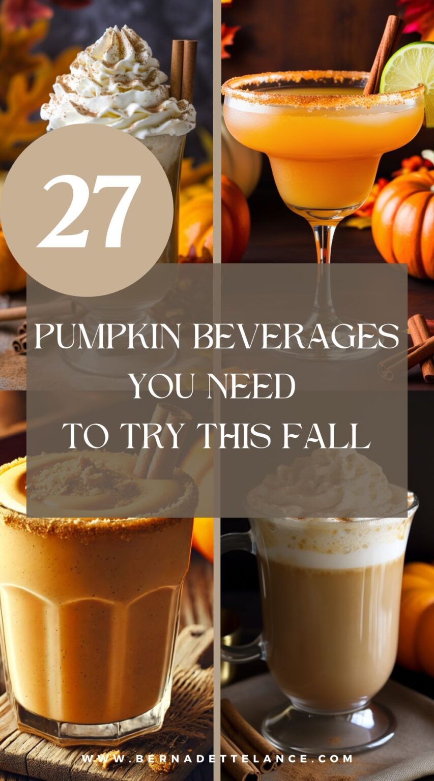 27 Pumpkin Beverages You Need to Try This Fall - Bernadette Lance