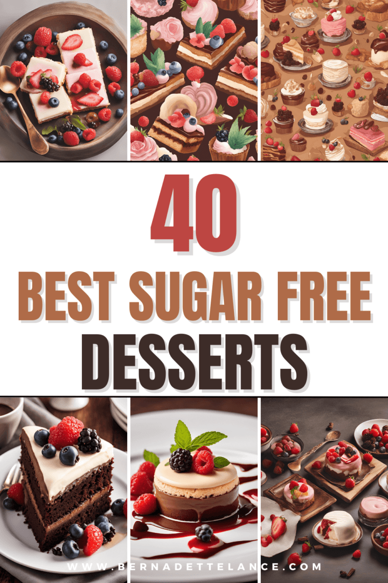 40 Best Sugar-Free Desserts to Satisfy Your Sweet Tooth - Bernadette Lance