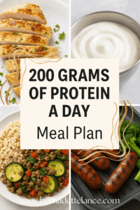 200 Grams of Protein a Day Meal Plan